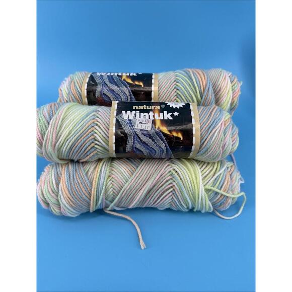 Caron | Office | New Vintage Lot Of 5 Skeins Caron Wintuk Yarn Baby ...
